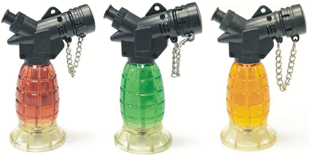 1832 Grenade Design Torch Lighter (12PC) – Sunshine Wholesale Lighters